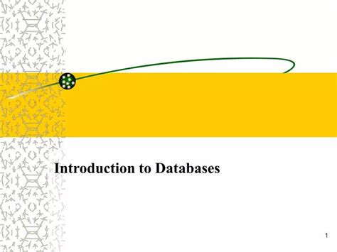 Ppt Introduction To Databases Powerpoint Presentation Free Download