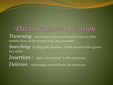 Data Structure Ppt