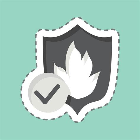 Sticker Line Cut Fireproof Related To Bedding Symbol Design Editable