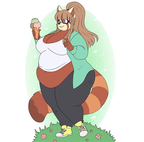 Red Panda Weight Gain By Chomblerone Rfatfurs
