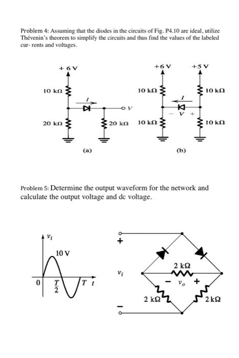 Solved Problem 1 For The Circuits Shown In Below Using