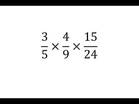 How To Multiply Three Fractions Math With Mr J YouTube Worksheets Library