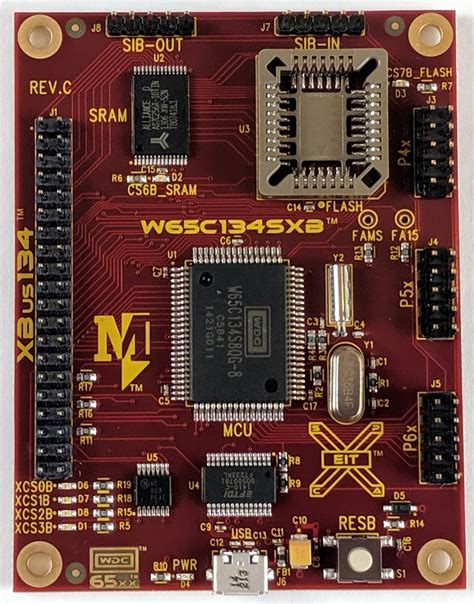 W65c134sxb 6502 Based Microcomputer Board Wdc6502