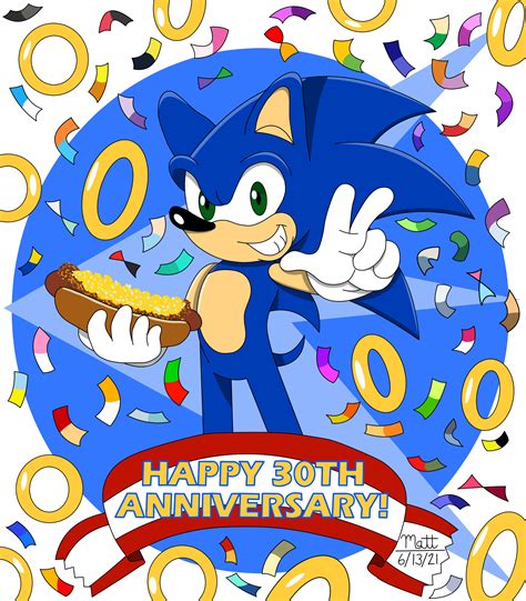 Sonics 30th Anniversary By Silverphantom36 On Deviantart