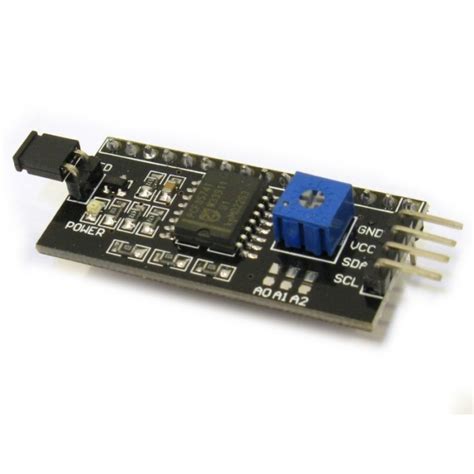 I2c Lcd Controller Module For 1602 Or 2004 Disp52r11 Faranux Electronics