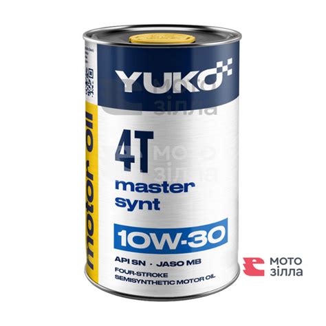 ᐈ Масло моторное 4T SAE 10W30 MASTER SYNT 0,6 л API SL/CF ...