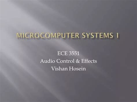 Ppt Microcomputer Systems 1 Powerpoint Presentation Free Download Id2684365