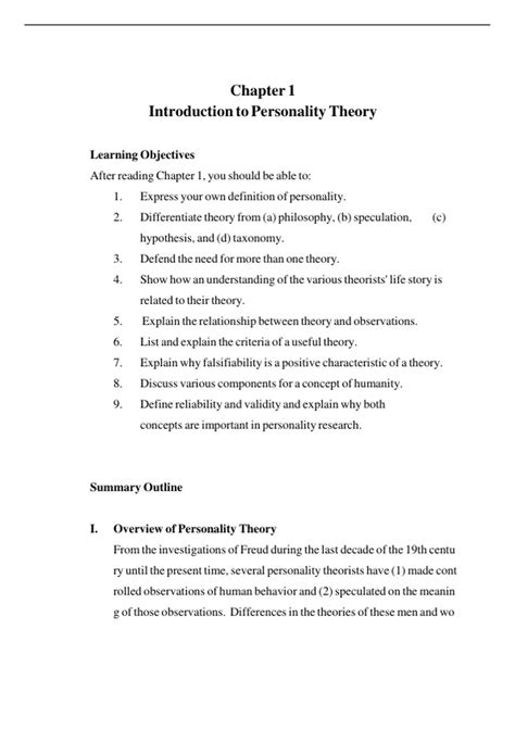 Instructor Manual Lecture Notes Only With Test Bank For An Introduction To Theories Of