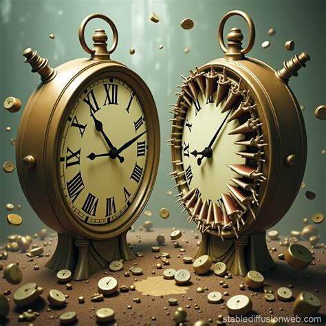 Clocks Consuming Time Stable Diffusion Online