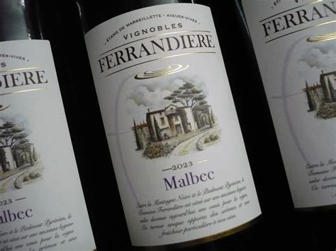 2023er Malbec Domaine Ferrandière Igp 075 Weinhandel Im Fedelhören