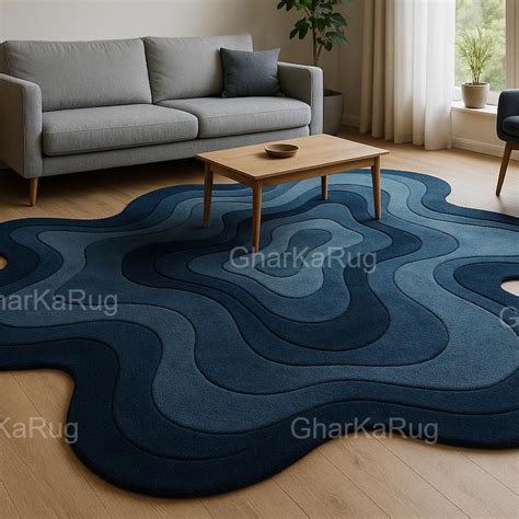 Blob Rug Etsy