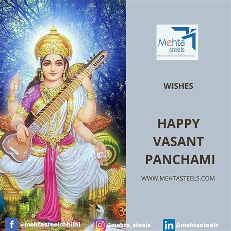 Happy Vasant Panchami Happy Bhilai You Are Blessed