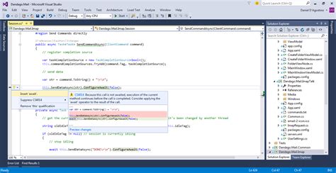 VS2015 Preview Potential Fixes And Preview Gigi Labs
