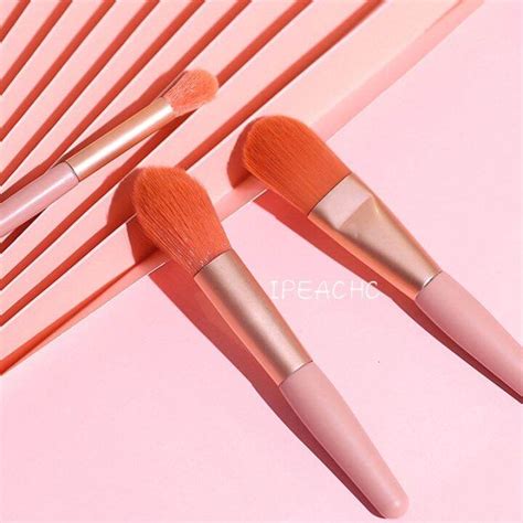 Full Bộ Cọ 8 Cây Makeup Lông Mềm Mịn Tặng Kèm Túi Zip Vintage Bộ Cọ