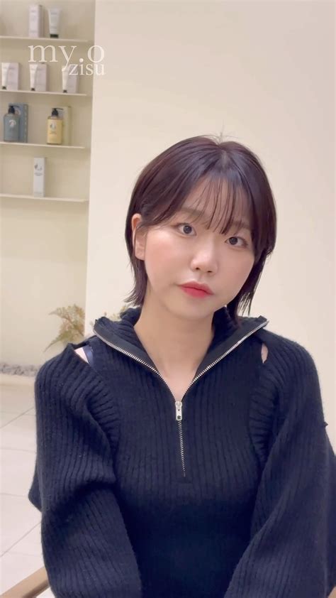 마이오헤어 역삼본점 디자이너 지수 이미지컨설팅 단발컨설팅 레이어드컷 허쉬컷 태슬컷 중단발 머리가 벌써 많이 긴 느낌🙄 Instagram