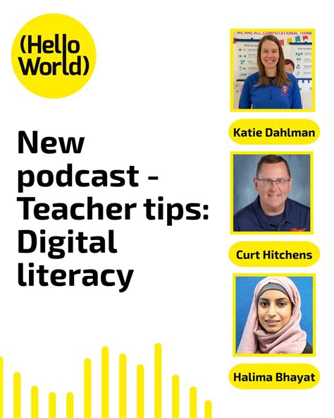 Teachingtips Digitalliteracy Helloworld Helloworldpodcast Raspberry Pi Foundation
