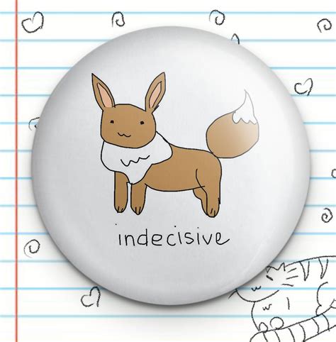 Eevee Button Beetlebug Art Collective