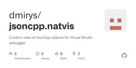 GitHub Dmirys Jsoncpp Natvis Custom View Of JsonCpp Objects For Visual Studio Debugger