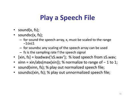 Lecture Matlab Speech2013 Ppt Free Download
