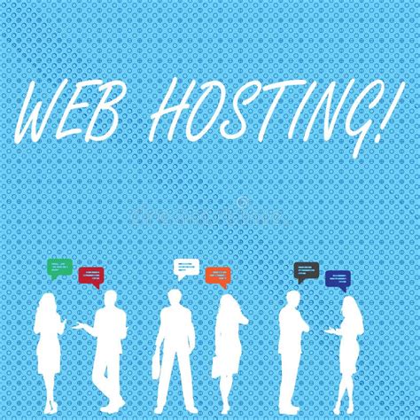 Handwriting Text Web Hosting Concept Meaning Server Service That