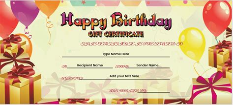 10 Best Birthday T Certificate Templates For Ms Word