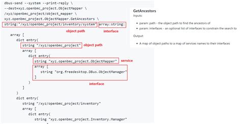 Openbmc D Bus Object Mapper