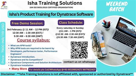 isha training solutions on linkedin dynatrace appdynamics
