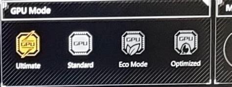 Why Does Ultimate Gpu Mode Almost Never Show Up For Me The Second Screenshot I Provided From
