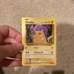 Original Pikachu Card