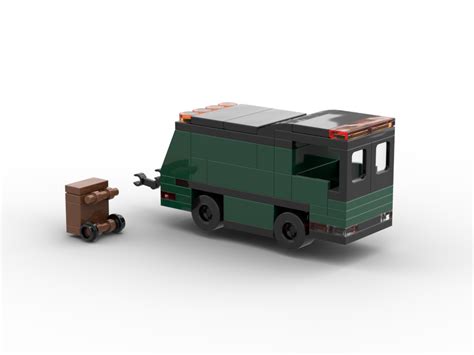 Lego Moc Garbage Collector By P4tp4t Rebrickable Build With Lego