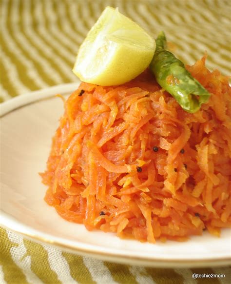 My Cooking Adventures Gaajar No Sambharo Carrots Stir Fry Gujarati Style