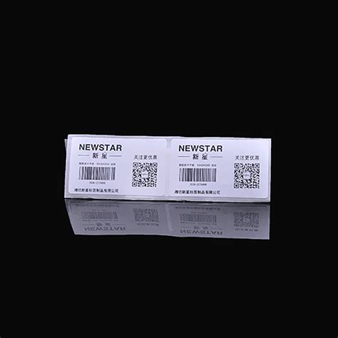 Semitransparent Qr Code Roll Sticker Labels Waterproof Label And Printing Label