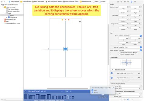 Ios What Is Vary For Traits In Xcode 8 Stack Overflow