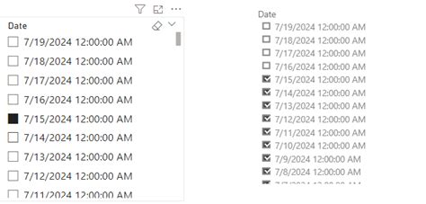 Solved 2 Slicers Of Same Dates With Different Formats On