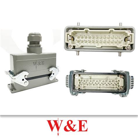 قیمت و خرید سوکت فرمان صنعتی 24 پین 16 آمپر فلزی