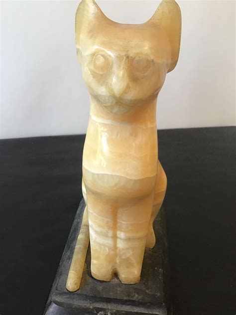 Onyx Cat Sculpture For Sale At 1stdibs Onyx Cat Statue Onix Cat