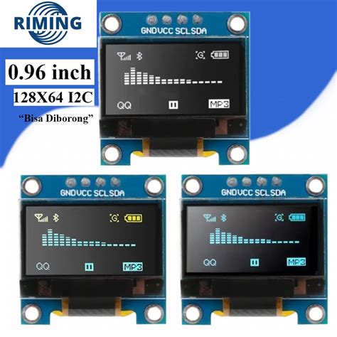 Jual 0.96 inch oled IIC Serial White OLED Display Module 128X64 I2C ...