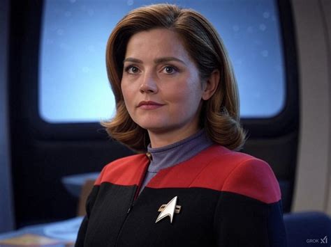 Jenna Coleman As Captain Kathryn Janeway By Ab1nsur On Deviantart