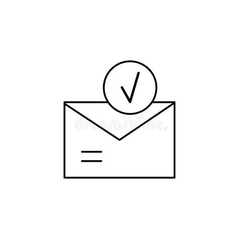 Message Envelope Icon Simple Line Outline Vector Of Information Transfer Icons For Ui And Ux