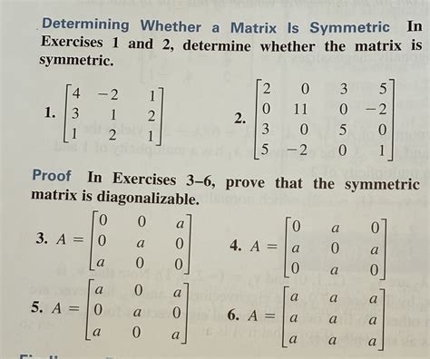 Solved Determining Whether A Matrix Is Symmetric In
