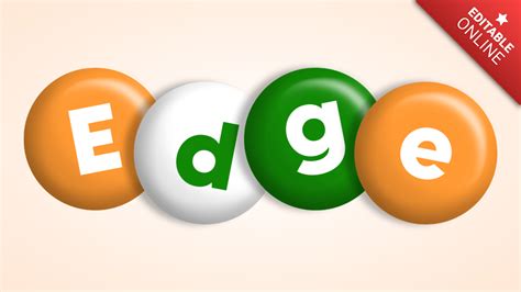 Edge Text Effect Generator TextStudio