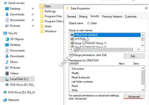lab windows server 2022 module 5 triển khai dynamic access control