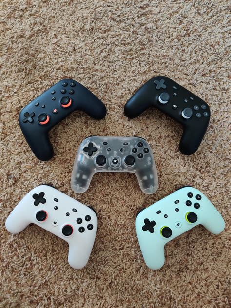All 5 Stadia Controllers All Working As Well R Stadia