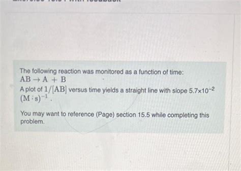 Solved What Is The Value Of The Rate Constant K For This Chegg