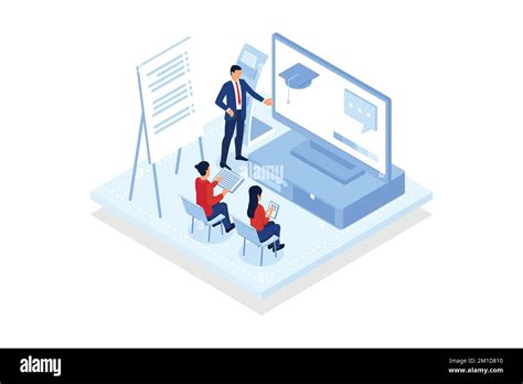 Join Class People Joining Smart Classes Via Teaching Software Video Conferencing Data