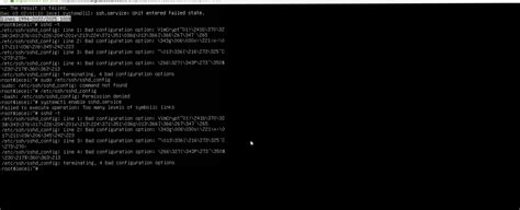 Ssh Sshd Bad Configuration On Server Server Fault