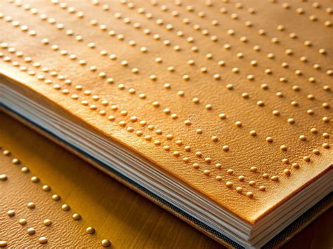 Closeup Of Gentle Hands Exploring Braille Text On A Tactile Book A Powerful Symbol Of
