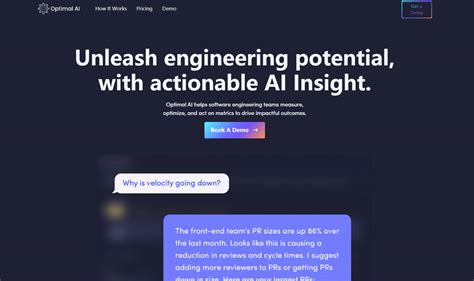 Optimal Ai Ai Driven Engineering Metrics And Insights Platform Aitoolnet
