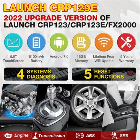 Launch CRP129E Code Reader - Universal OBD2 Diagnostic Tool