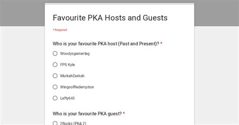 Favourite PKA Host & Guest Poll : r/PKA